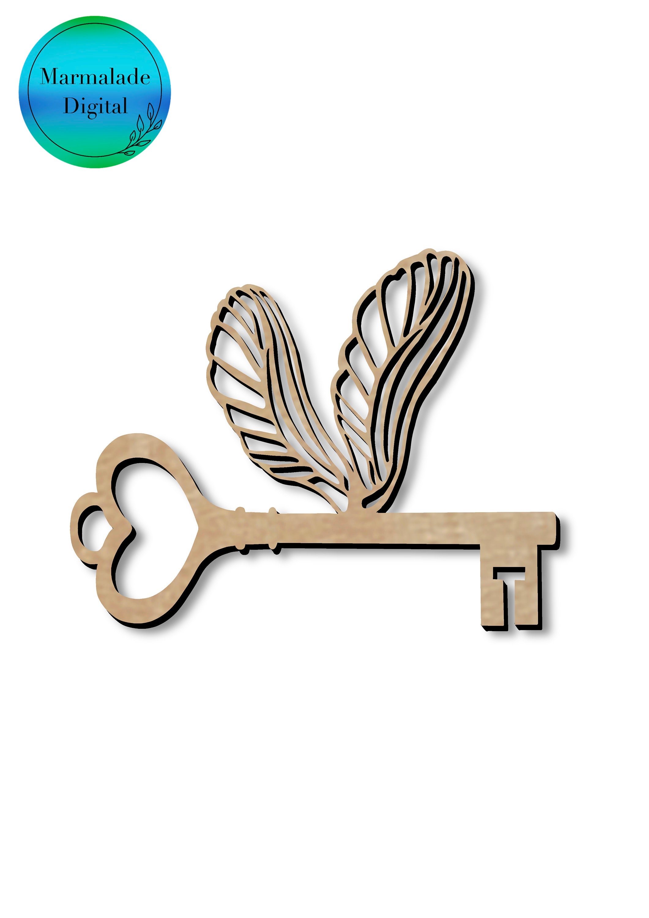 Magical Flying Key Wall Hanging Kit SVG Files Handdrawn - Etsy