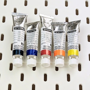 Paint Tubes Organizer for up to 8 Mm for Skadis Style Pegboards - Tube ...