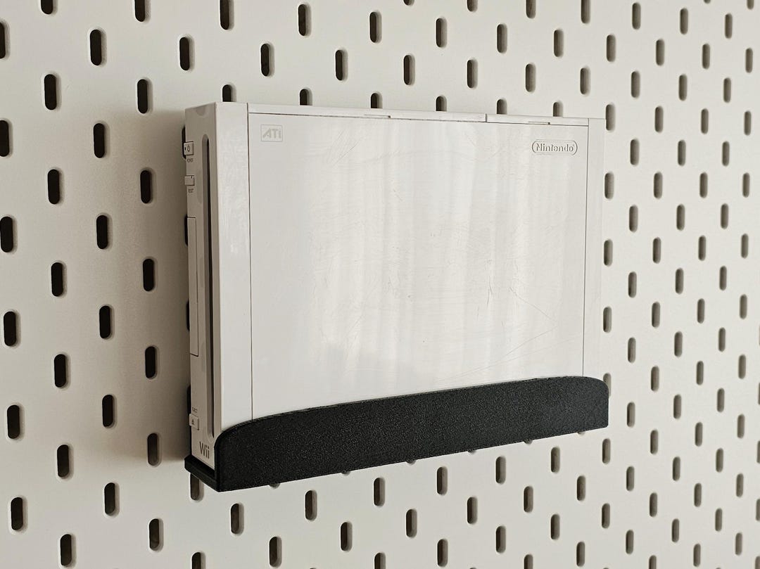 Wall Mount for Nintendo Wii Console - Various Colors - Fitting Ikea ...