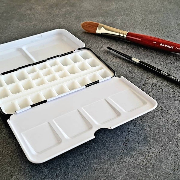 Metal Watercolor Box - Etsy