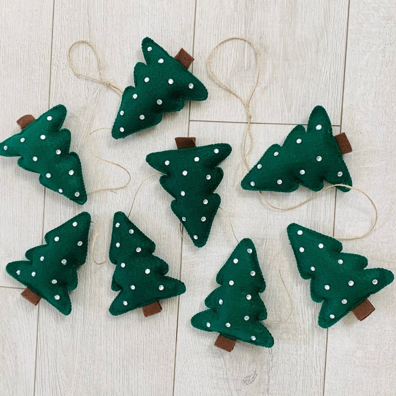 Xmas Tree Garland - Etsy