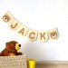 Bear Felt Name Banner: Custom Nursery Decor - Etsy