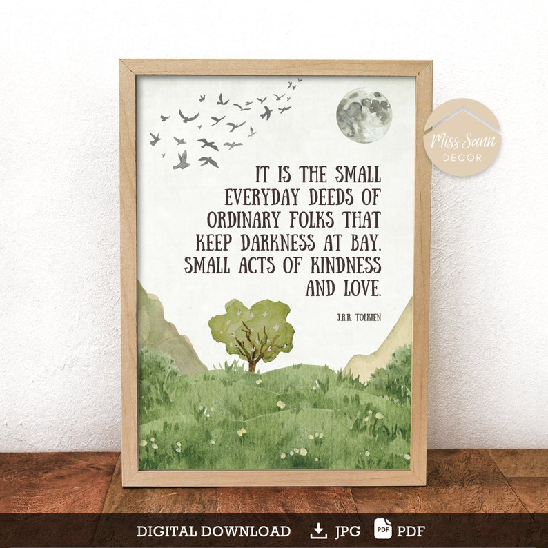 Gandalf Lord of the Rings Tolkien Poster Lord of the Rings - Etsy
