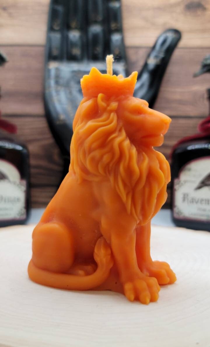 Lion Candle - Etsy