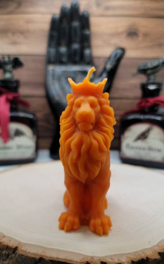 Lion Candle - Etsy