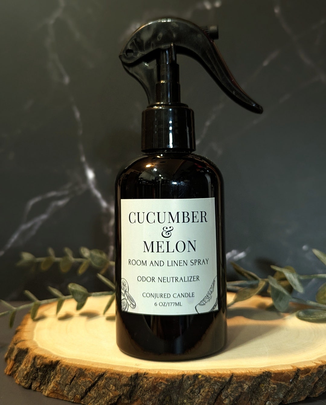 Cucumber and Melon Room Spray 6 Oz Air + Linen Odor Neutralizing ...