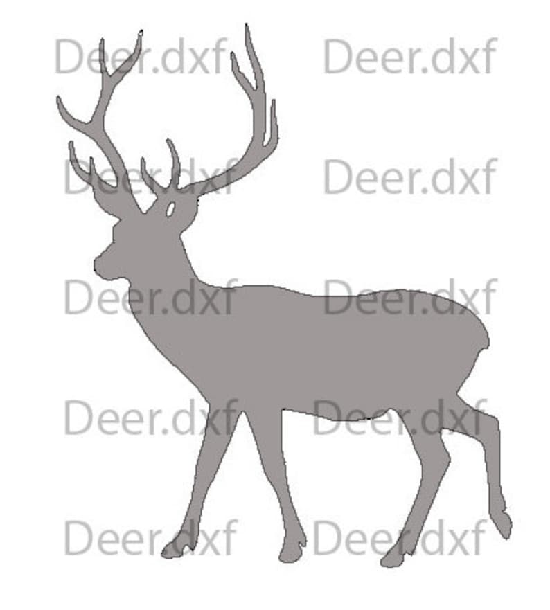 Deer DXF File - Etsy