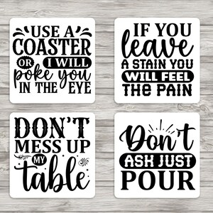 Coaster Svg Bundle, Beer Coaster Svg, Wine Coaster Svg, Coffee Coaster ...