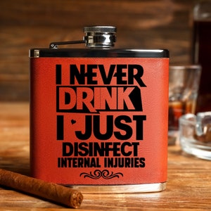 Flask Svg Bundle, Alcohol Quotes Svg, Drinking Quotes Svg, Funny ...