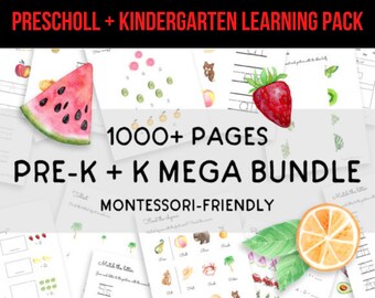 Pre K Learning - Etsy