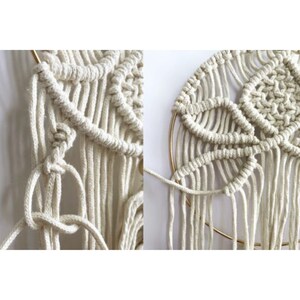 Macrame Pattern Tutorial Written and With Photo PDF & Knot Guide Diy Macrame Wall Hanging ...