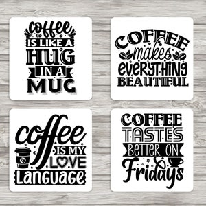 Coaster Svg Bundle, Beer Coaster Svg, Wine Coaster Svg, Coffee Coaster ...