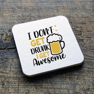 Funny Beer Coaster SVG Bundle: 12 Unique Designs (cricut, Silhouette ...