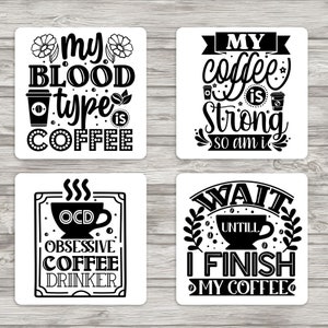Coaster Svg Bundle, Beer Coaster Svg, Wine Coaster Svg, Coffee Coaster ...