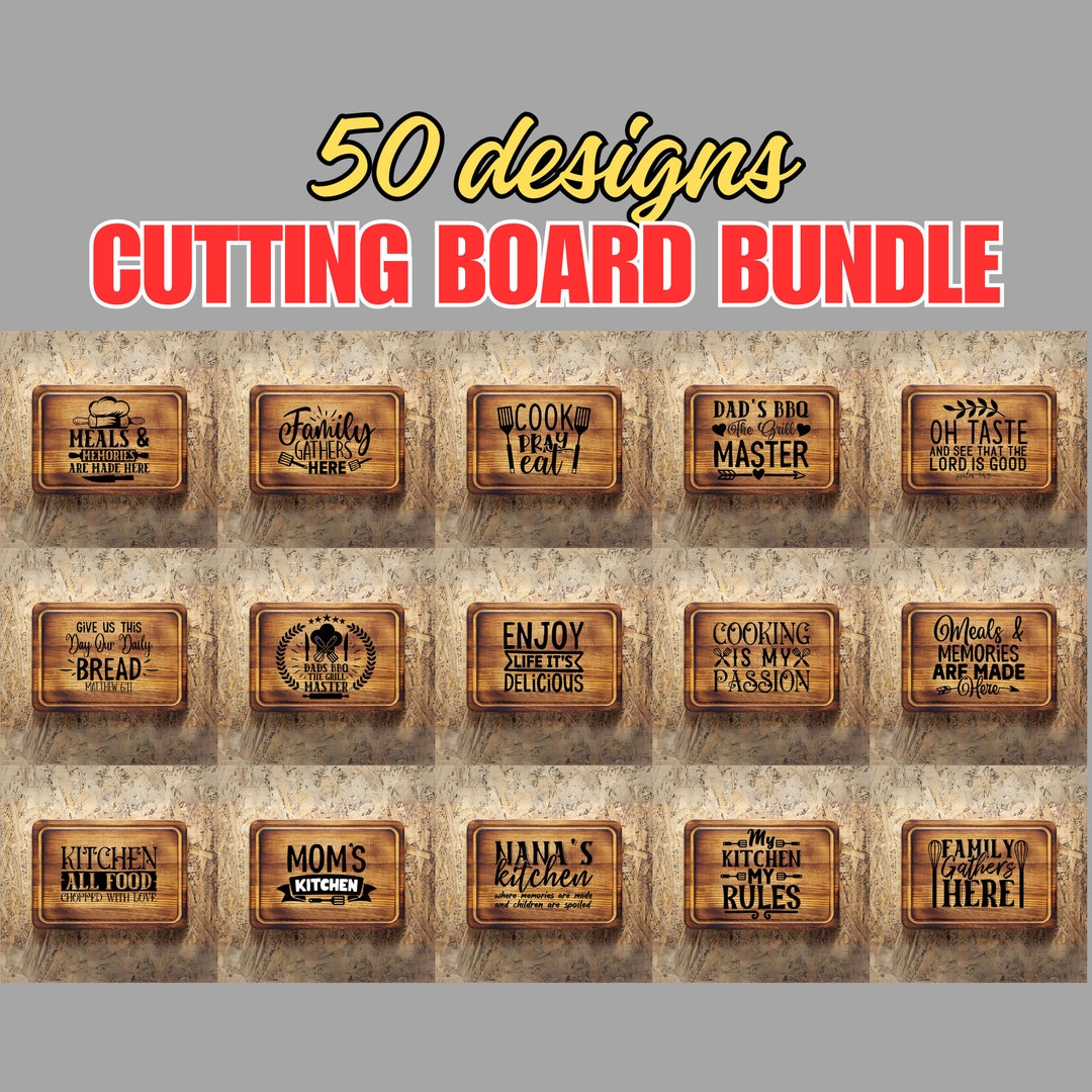 Cutting Board Svg Bundle, Kitchen Quotes Svg, Cooking Svg, Baking Svg ...