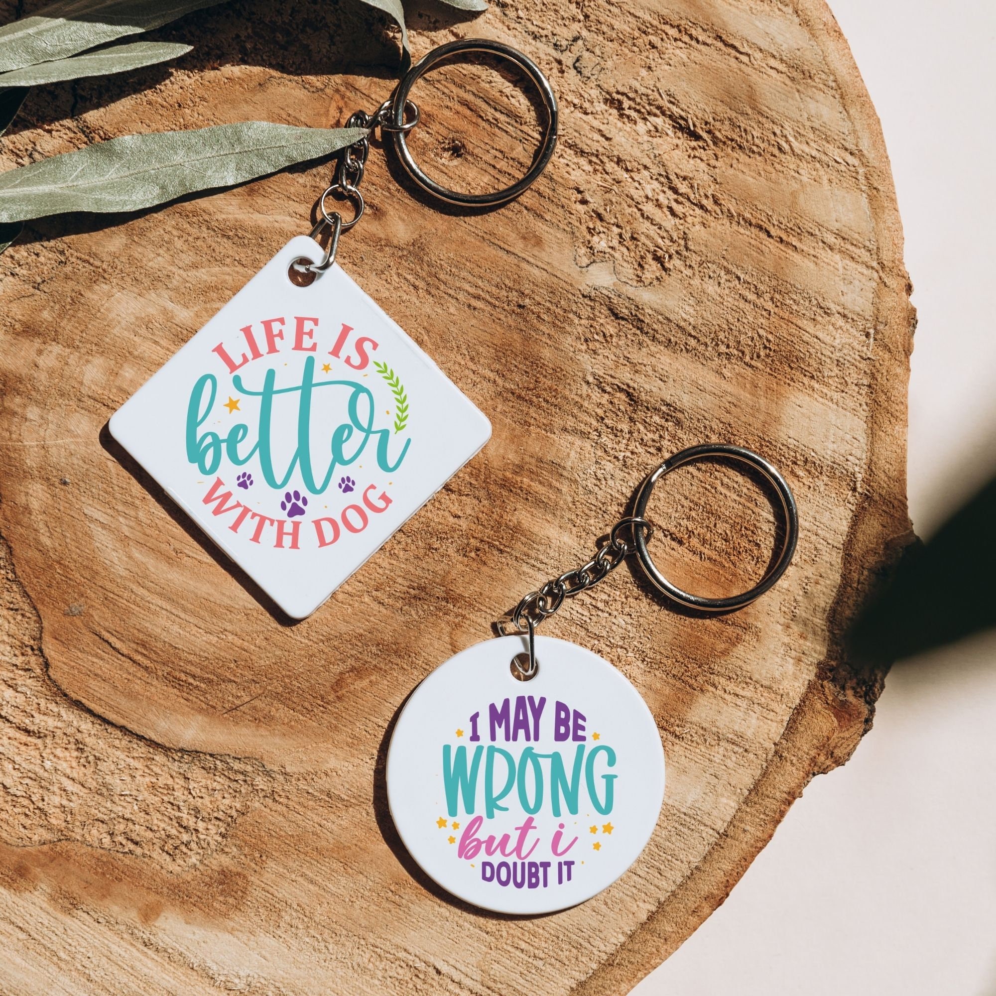Keychain Quotes Svg Bundle, Designs for Keychains, Files for Cricut ...