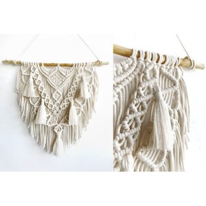 Macrame Pattern Tutorial Written and With Photo PDF & Knot Guide Diy Macrame Wall Hanging ...