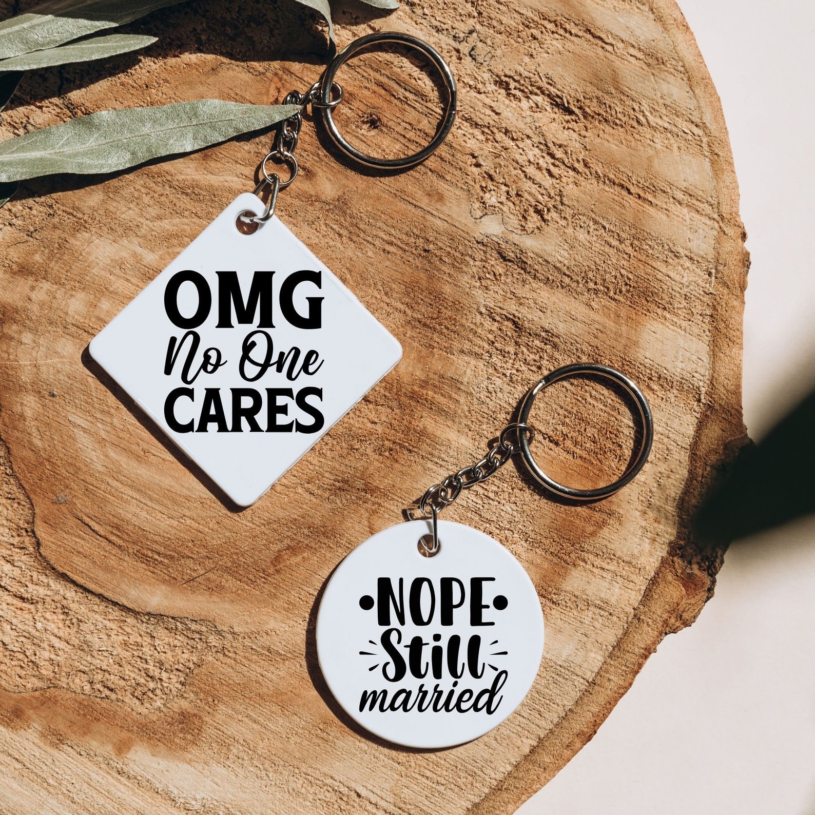 Funny Sarcastic Keychain Quotes SVG Bundle: Cricut, Silhouette ...