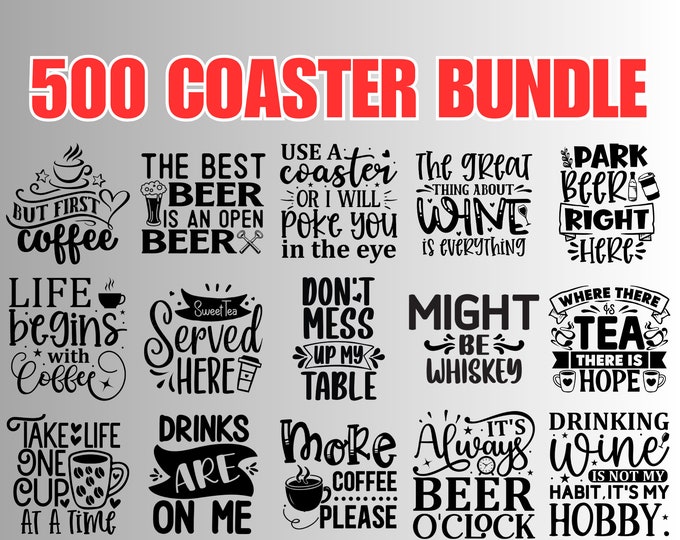 Thanksgiving Coaster SVG - Fall Coaster Svg - Grateful Svg - Thankful ...