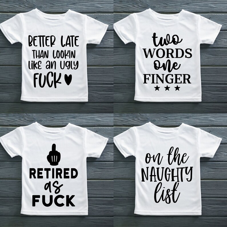 Rude Humor SVG Bundle, 27 Designs, Cricut, Silhouette, Glowforge - Etsy