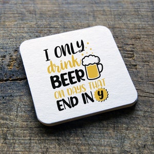Funny Beer Coaster SVG Bundle: 12 Unique Designs (cricut, Silhouette ...
