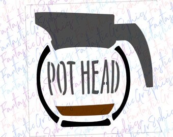 Pot Head Png | Etsy
