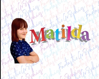 Matilda PNG Digital Download Movie Kid's Sublimation - Etsy