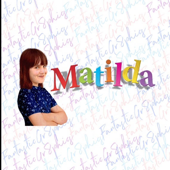 Matilda PNG Digital Download Movie Kid's Sublimation - Etsy