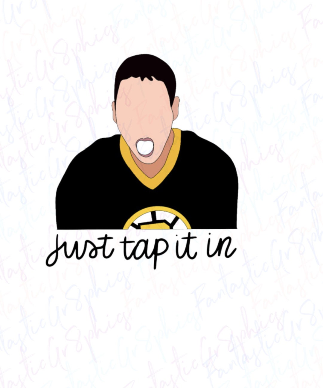 Just Tap It in Happy Gilmore Adam Sandler Funny PNG Digital Download ...