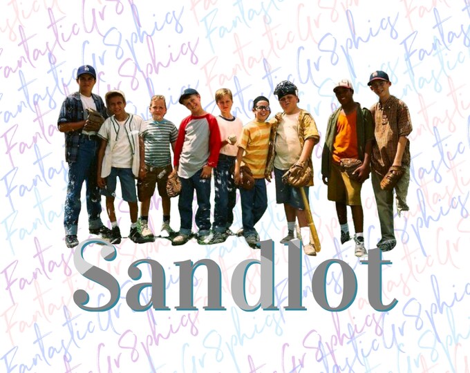 Sandlot Gang Png Digital Download File For Craft Projects Etsy