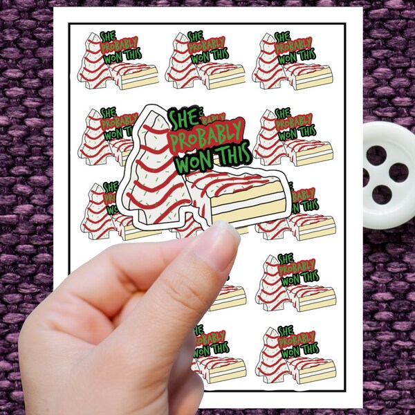 Little Debbie Sticker - Etsy