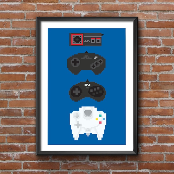 Pixel Art Controller - Etsy