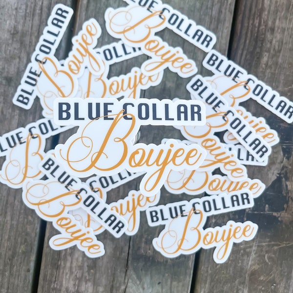 Womens Blue Collar Sticker - Etsy