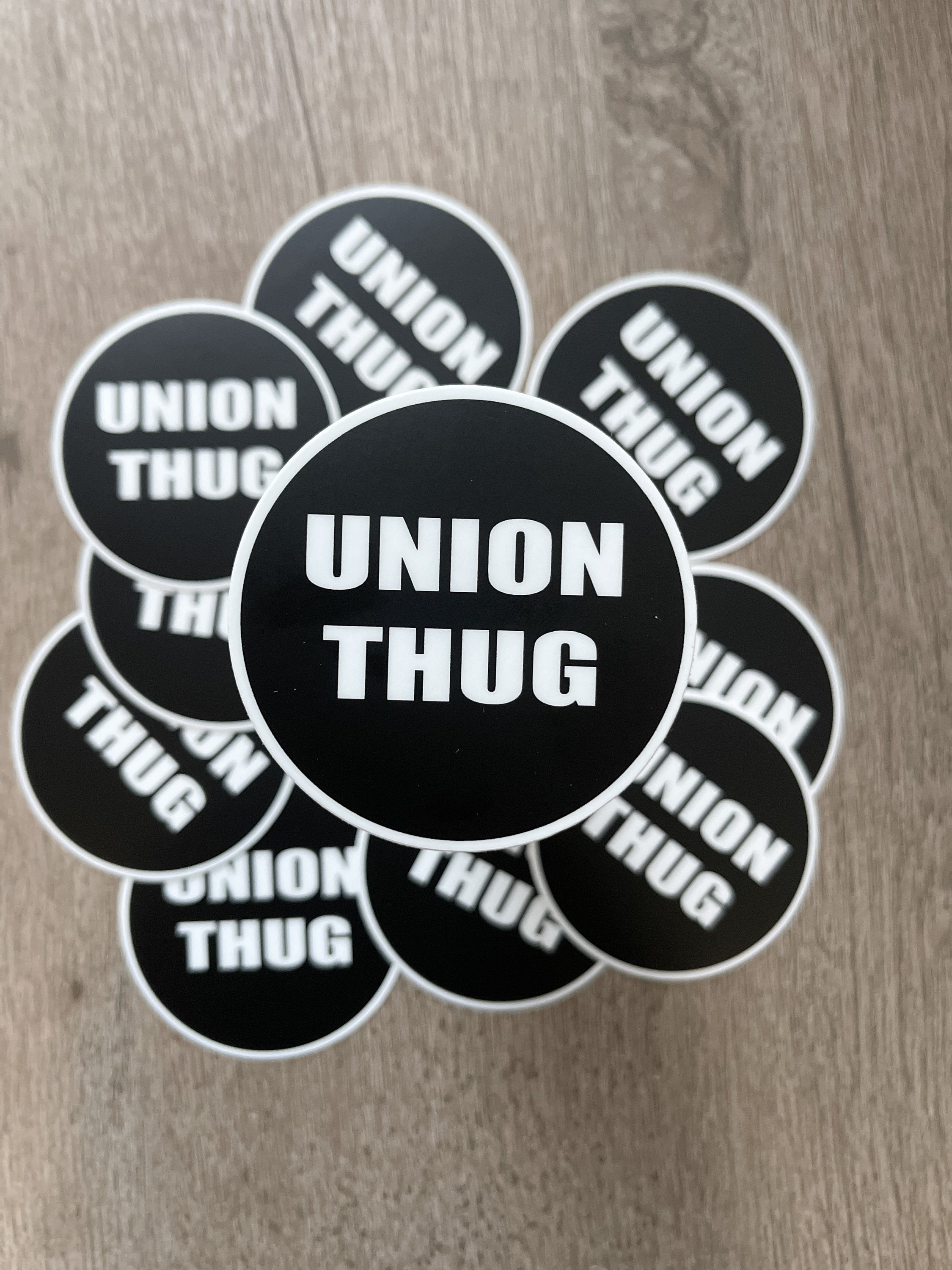 Anti Union Hard Hat Stickers