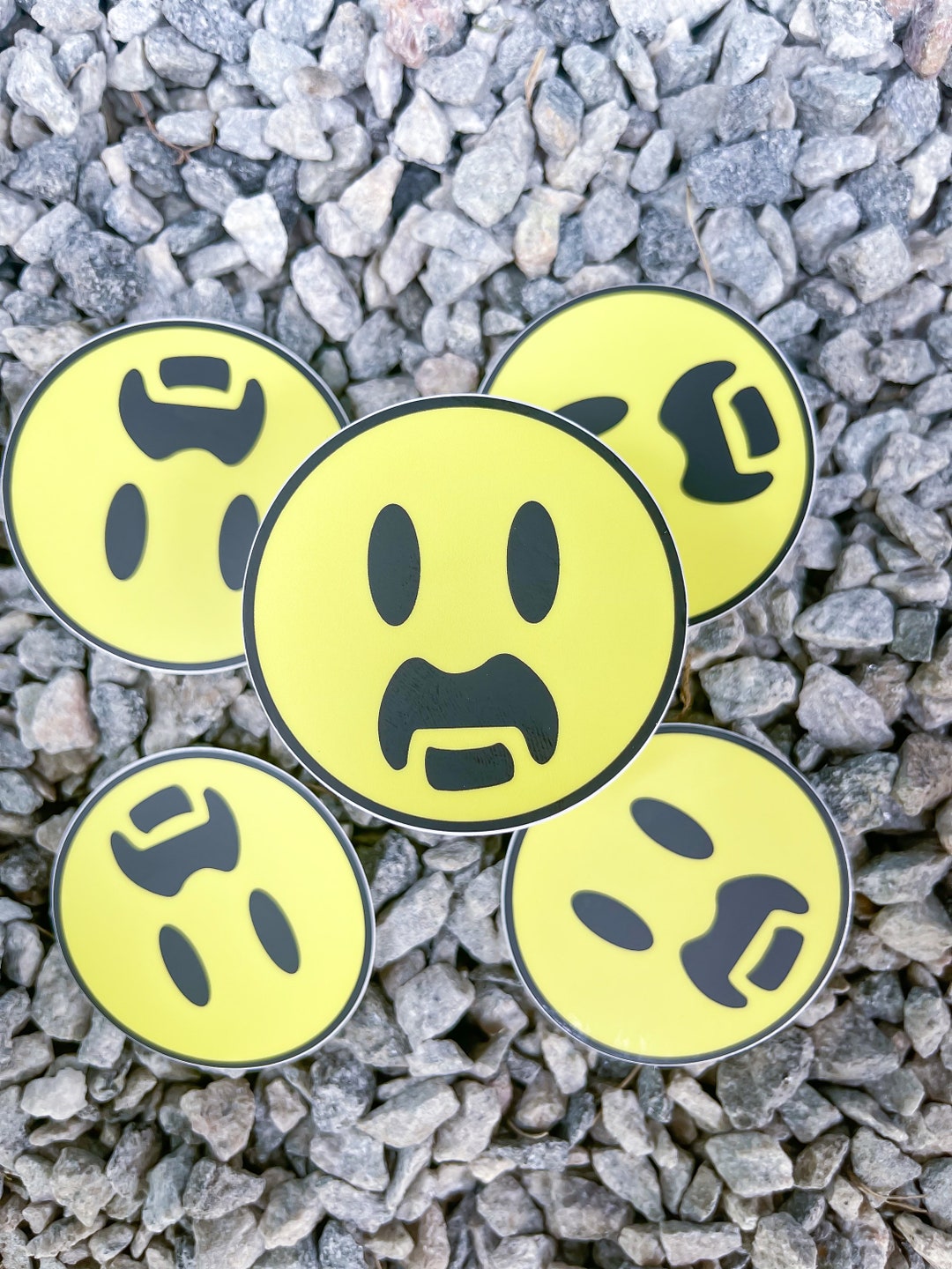 Mustache Smile Waterproof Vinyl Sticker - Etsy
