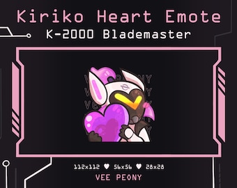 Kiriko K-2000 Blademaster Sweat Emote - Overwatch 2 - Twitch/discord ...