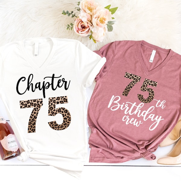 75th Birthday Shirt Women - Etsy