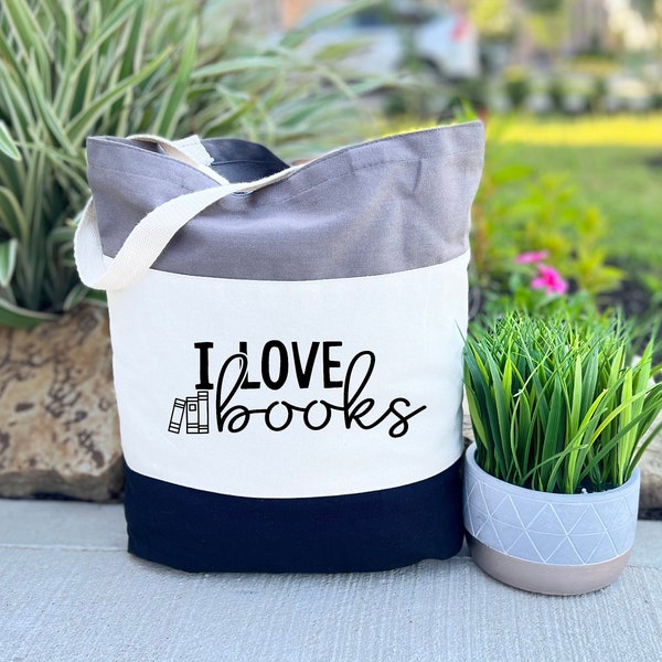 Reading Tote Bag - Etsy