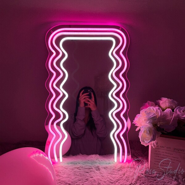 Neon Mirror - Etsy