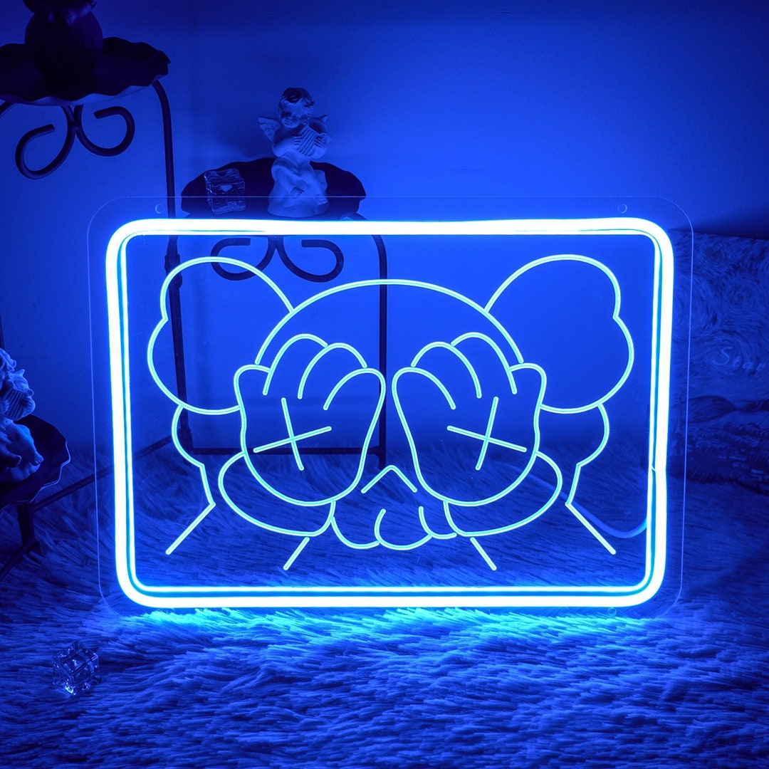 Kaw Neon Sign Led Anime Neon Sign Custom Neon Sign Kaw Wall - Etsy ...