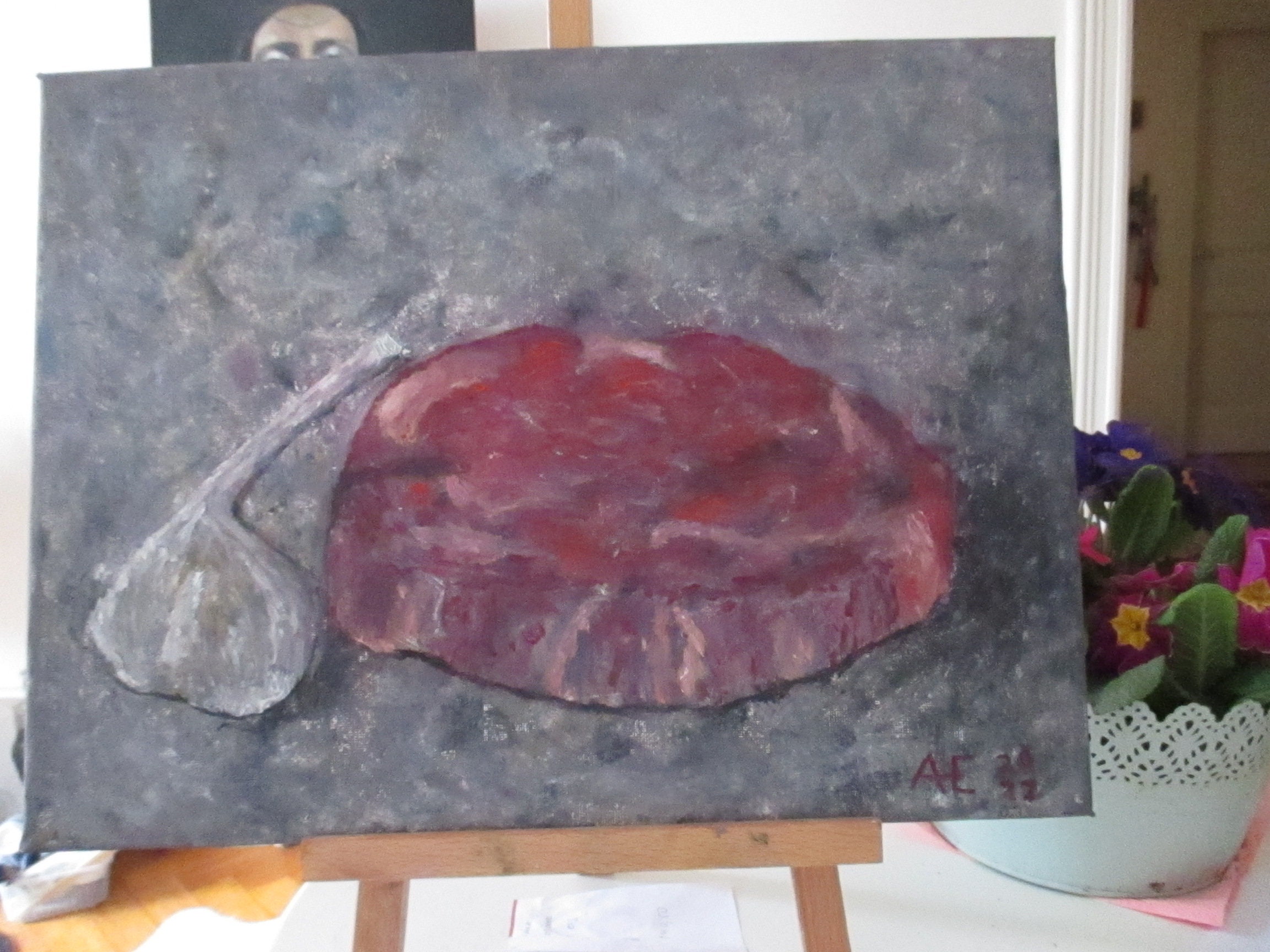 Painting of Beef Still Life Oil Painting Style Life Painting - Etsy