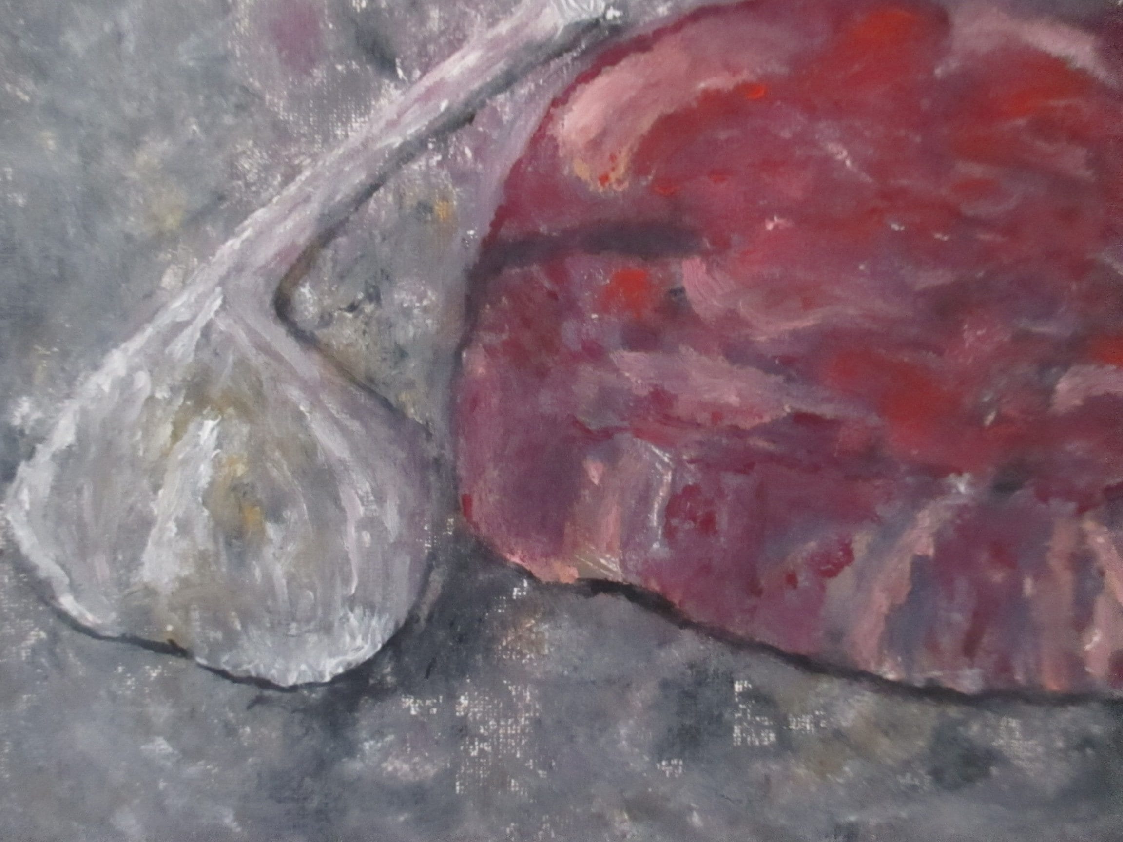 Painting of Beef Still Life Oil Painting Style Life Painting Meat ...
