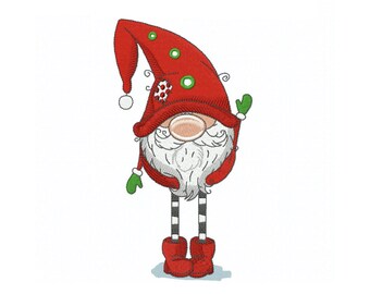 Christmas Elf Multiple Sizes .DST File | Etsy