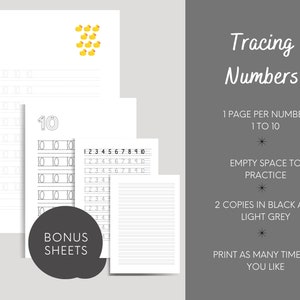 Printable Handwriting Practice Sheets, Handwriting Worksheets Bundle ...