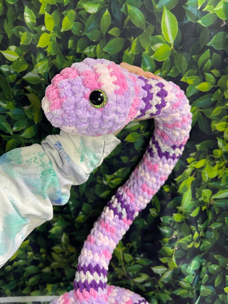 Vesper the Snake Crochet Pattern, Beginner Friendly, Amigurumi Pattern ...