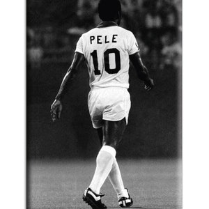 Pele Pelè Fridge Magnets Soccer Player Brazil Signature Pelé Foto Shirt ...
