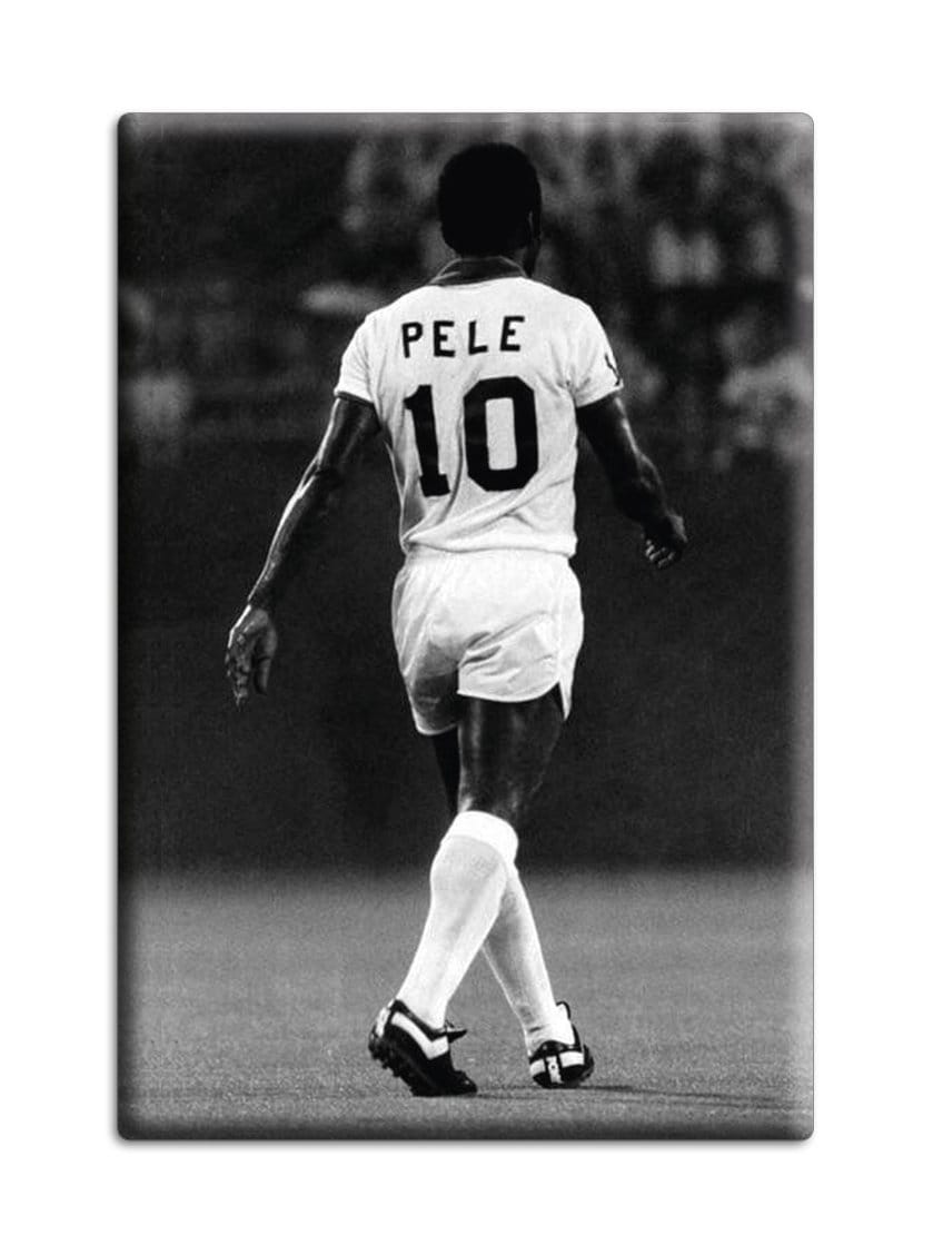 Pele Pelè Fridge Magnets Soccer Player Brazil Signature Pelé Foto Shirt ...