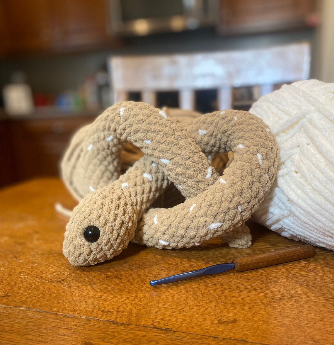 PDF Crochet Pattern Plushie Pretzel Snake: Beginner-friendly Crochet ...