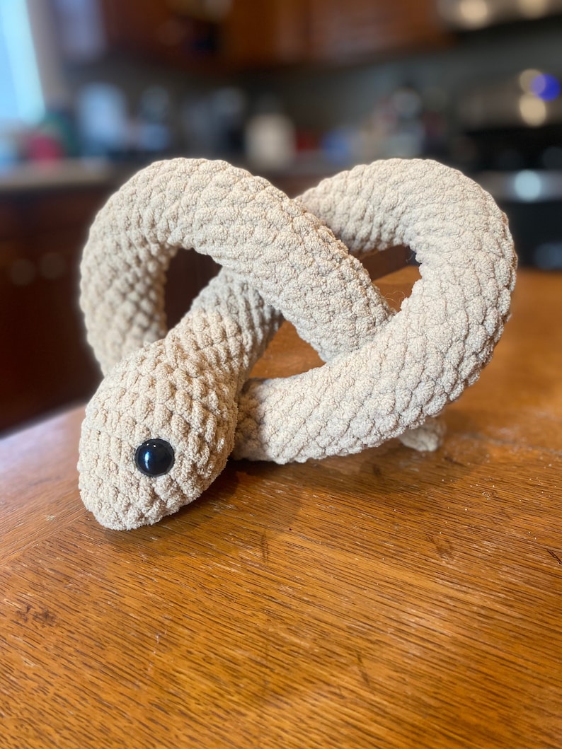 PDF Crochet Pattern Plushie Pretzel Snake: Beginner-friendly Crochet ...