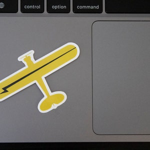 Minimal Piper Cub Sticker | Airplane Sticker - Etsy